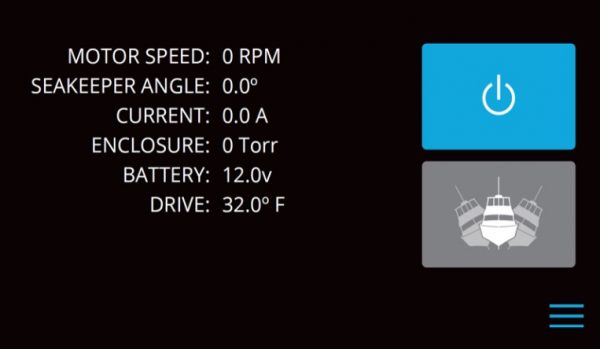 Seakeeper Display Navigation Details | Marine Stabilizers